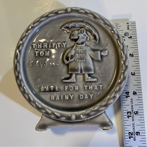 Accents | Vintage Thrifty Tom Whitestone Savings Ceramic Bank Has Chip ...